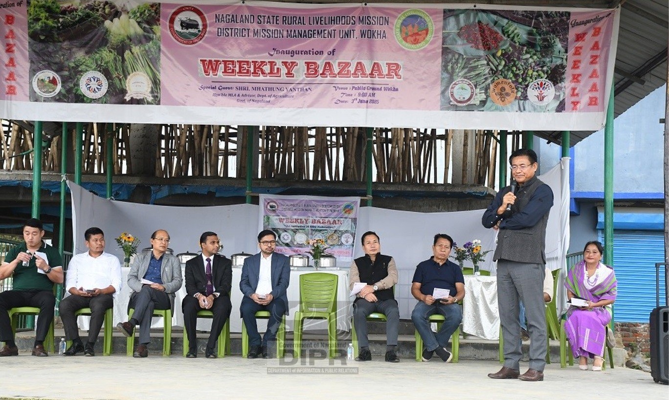 INAUGURATION OF WEEKLY BAZAAR IN WOKHA | DIPR Nagaland-Department of Information & Public ...